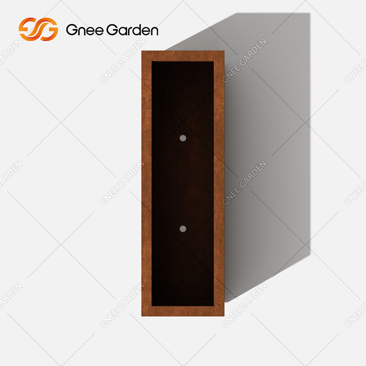 Large Corten Steel Plant Box Outdoor- Gnee Garden